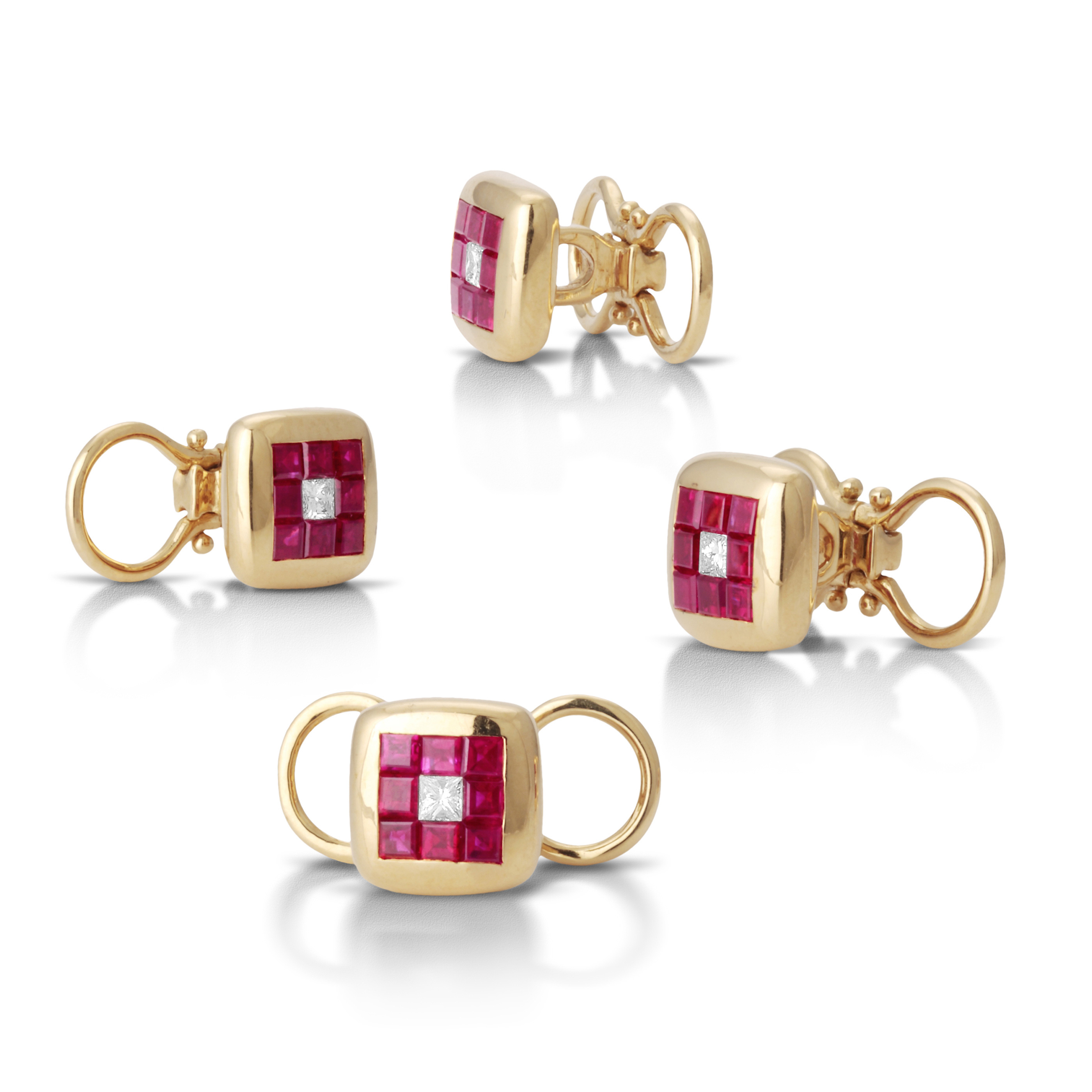 The Gentleman's Sale -Apr 17-18, 2012 -Lot 70 -A SET OF DIAMOND AND ...