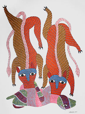RAJENDERA KUMAR SHYAM - Gond Painting @ | StoryLTD