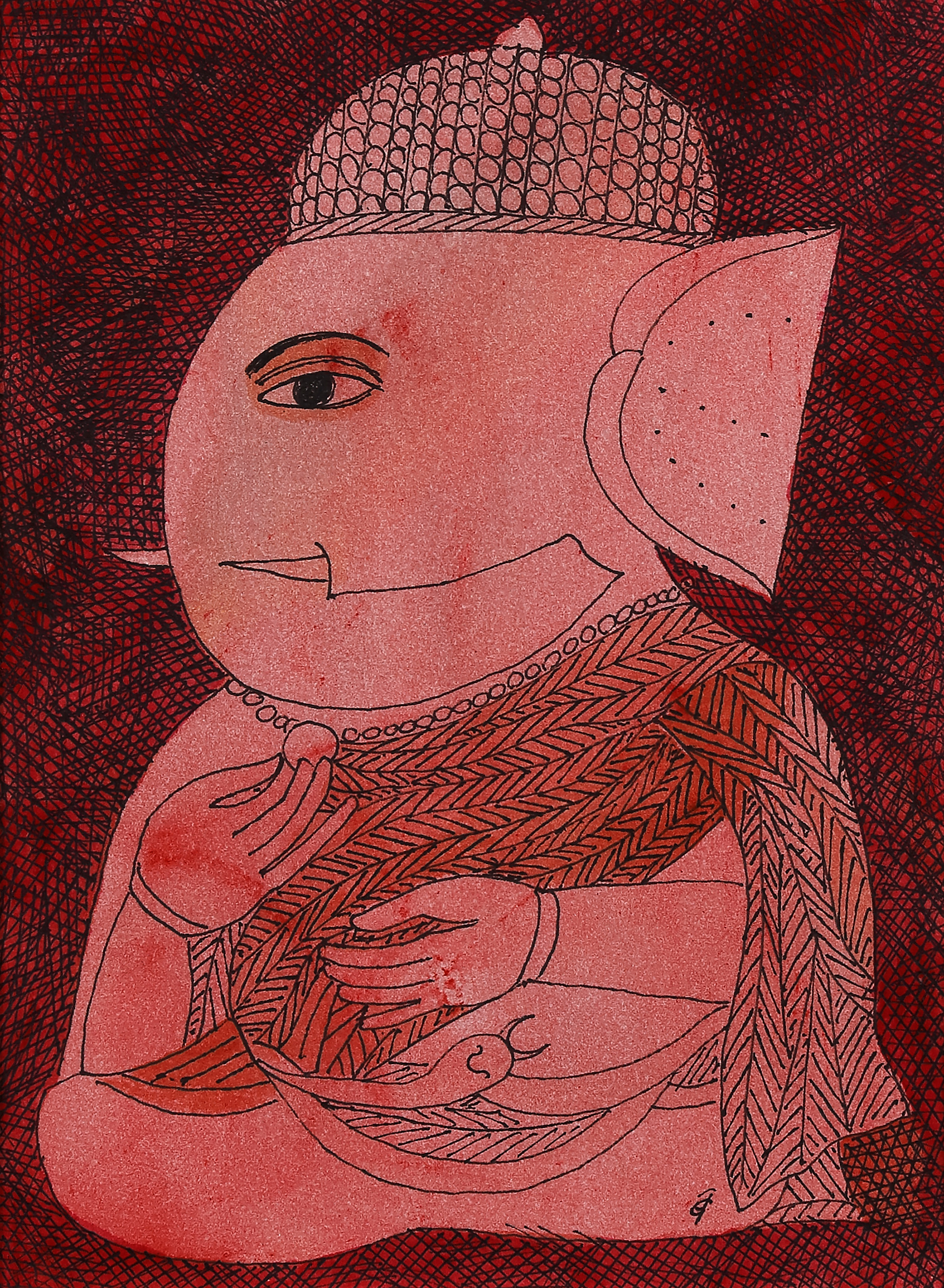 Modern Masters On Paper: LIVE Auction -Dec-2, 2014 -Lot 97 -Badri Narayan