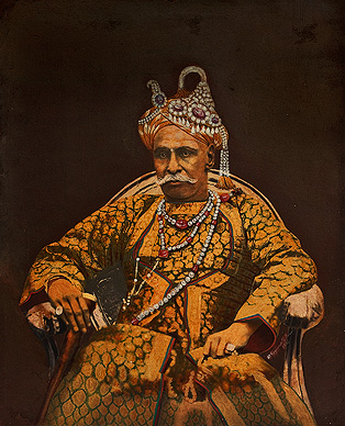 HAND PAINTED PHOTOGRAPH OF A MAHARAJA @ | StoryLTD