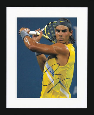 RAFAEL NADAL AUTOGRAPHED PHOTO @ | StoryLTD