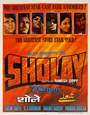 SHOLAY POSTER (1975) @ | StoryLTD