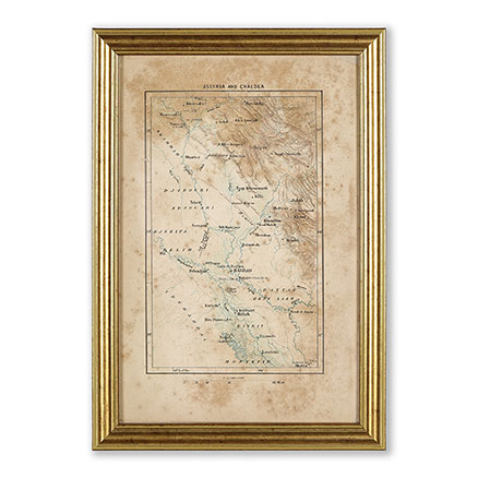 MAP OF ASSYRIA AND CHALDEA, BY: LONDON, J.S VIRTURE & CO. LIMITED ...