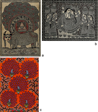RUBI KUMAR, REETA DEVI AND AMRESH JHA - UNTITLED (MADHUBANI PAINTING ...