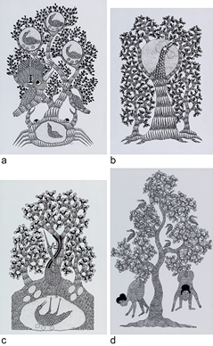 DHAVAT SINGH - a) b) TREE OF LIFE c) TITIHARI BIRD PROTECTING ITS EGGS ...