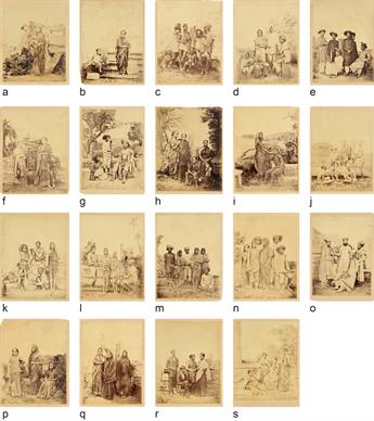 THE ORIENTAL RACES AND TRIBES,RESIDENTS AND VISITORS OF BOMBAY: SET OF ...