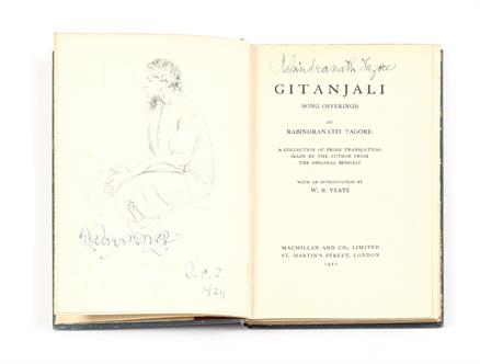 GITANJALI: SIGNED BOOK BY RABINDRANATH TAGORE - @ | StoryLTD