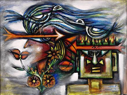 LAXMAN PAI - Birds and Kites No.9 @ | StoryLTD
