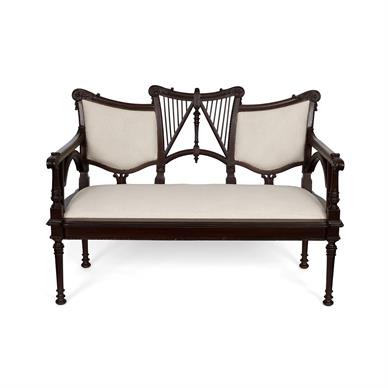 DOUBLE LYRE BACK SETTEE @ | StoryLTD