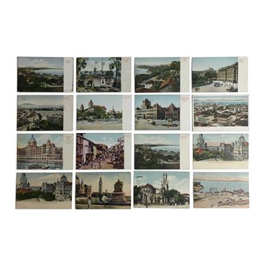 VARIOUS PHOTOGRAPHERS - 100 ASSORTED VINTAGE POSTCARDS WITH VIEWS OF ...