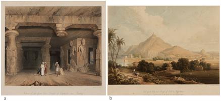 CAPTAIN ROBERT MELVILLE GRINDLAY - Set of two prints from "Scenery ...