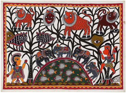BAUA DEVI - Untitled (Madhubani Painting) @ | StoryLTD