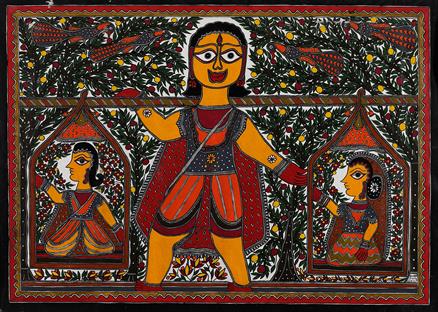 BAUA DEVI - Untitled (Sarvan Kumar) (Madhubani Painting) @ | StoryLTD