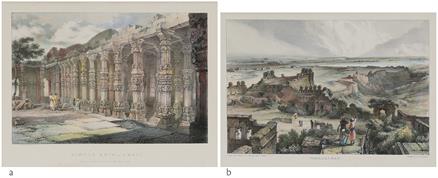 MAJOR JOHN LUARD - Set of two prints with views of Delhi @ | StoryLTD