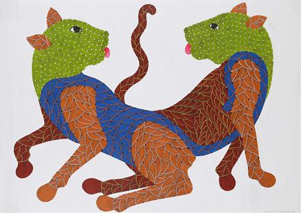 VENKAT RAMAN SINGH SHYAM - Untitled (Gond Art) @ | StoryLTD