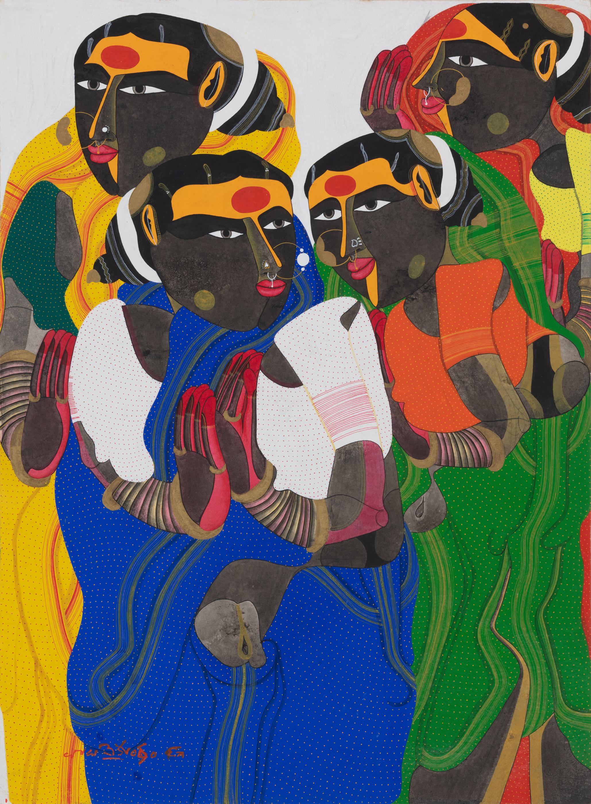 Exhibitions - Details - Saffronart :: Thota Vaikuntam : Untitled 1995