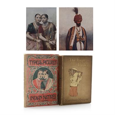 F M Coleman and Mortimer Menpes - Set of two books on People of India ...