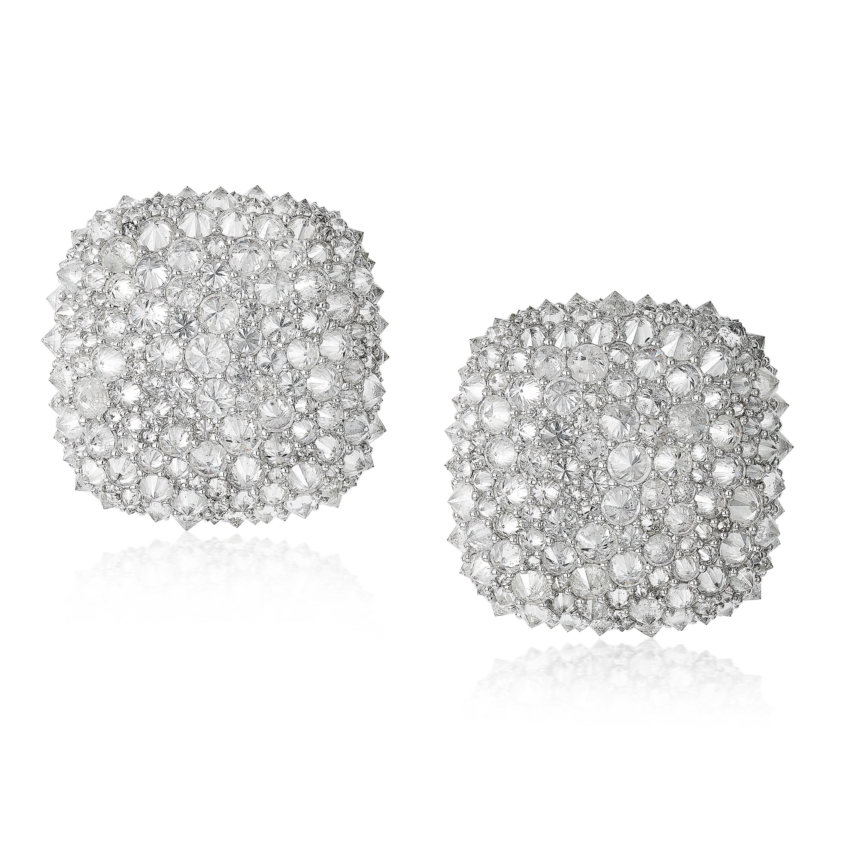 Fine Jewels And Silver -Oct 25-26, 2023 -Lot 76 -PAIR OF DIAMOND EARRINGS