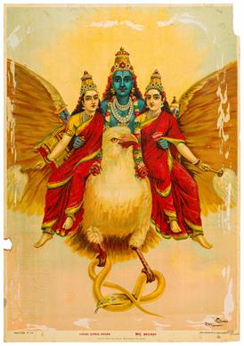 THE RAVI VARMA PRESS - Vishnu-Garud Wahan @ | StoryLTD
