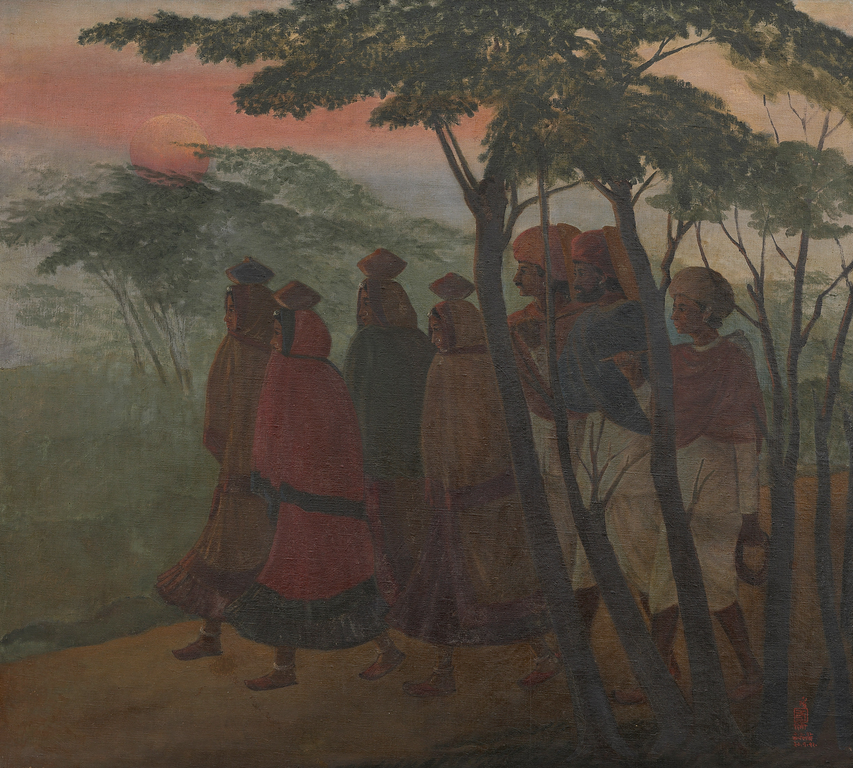 Threads Of Saffron -Jul 22-23, 2025 -Lot 50 -Indra Dugar