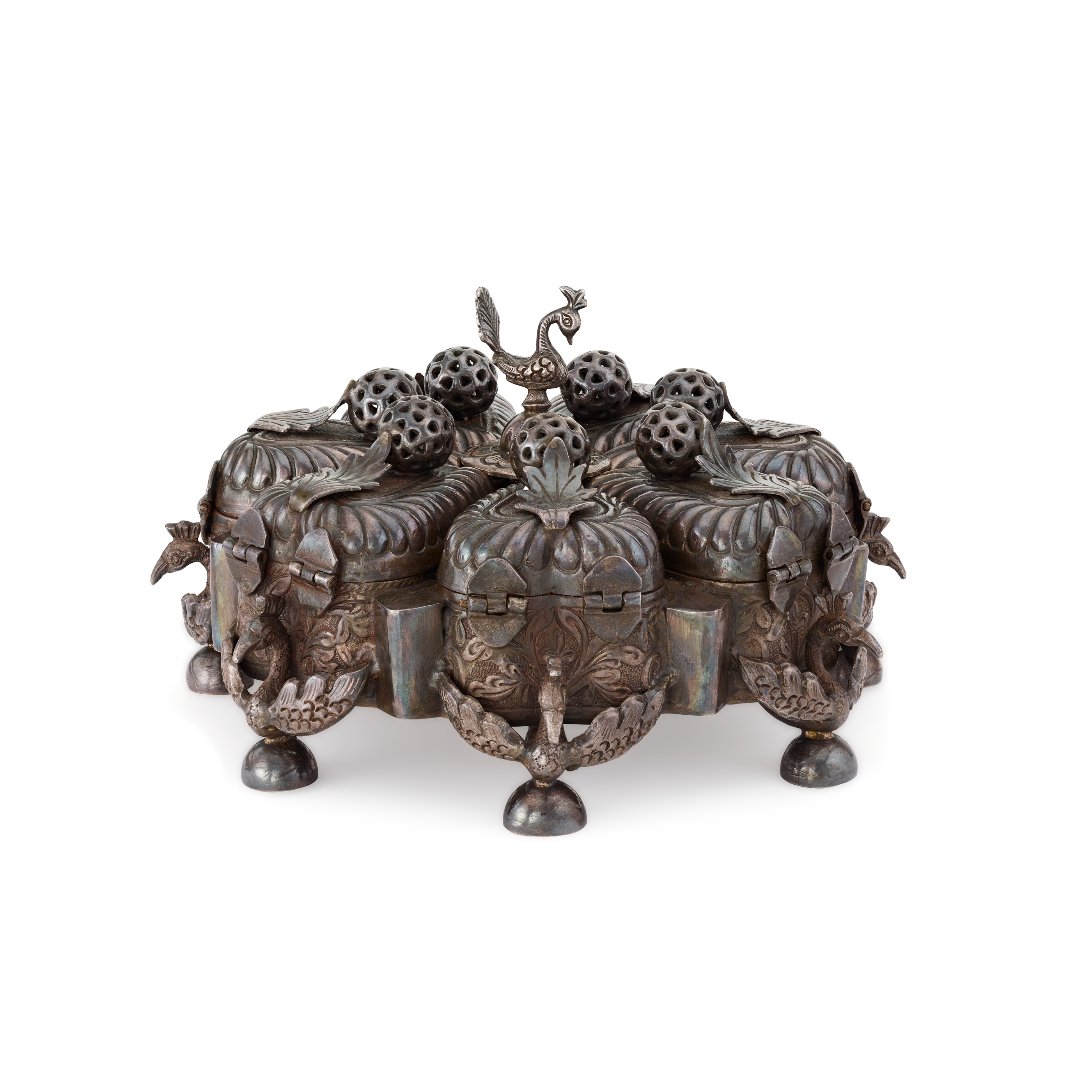 Fine Jewels And Silver -Oct 8-9, 2025 -Lot 160 -PERIOD SILVER ‘PAAN DAAN‘