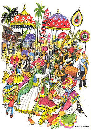 Mario Miranda Prints | Buy Mario Miranda Prints Online